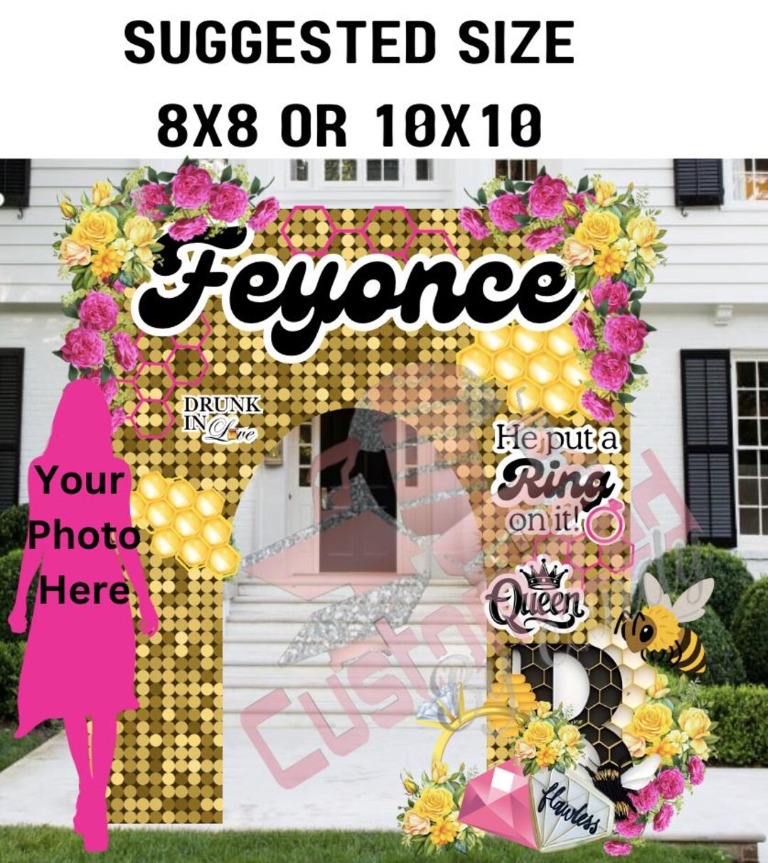 Feyoncé Entry Way Sign Bridal Shower Decor Easy Edit in Canva ...