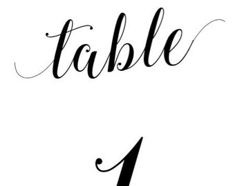 Wedding Table Numbers 6-10 Printable Carnival Circus Theme - Etsy