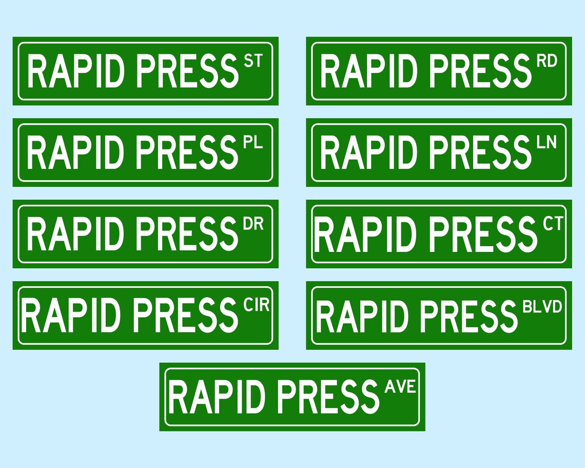 Custom Street Signs Road Sign Christmas Gift Ideas Metal Sign - Etsy