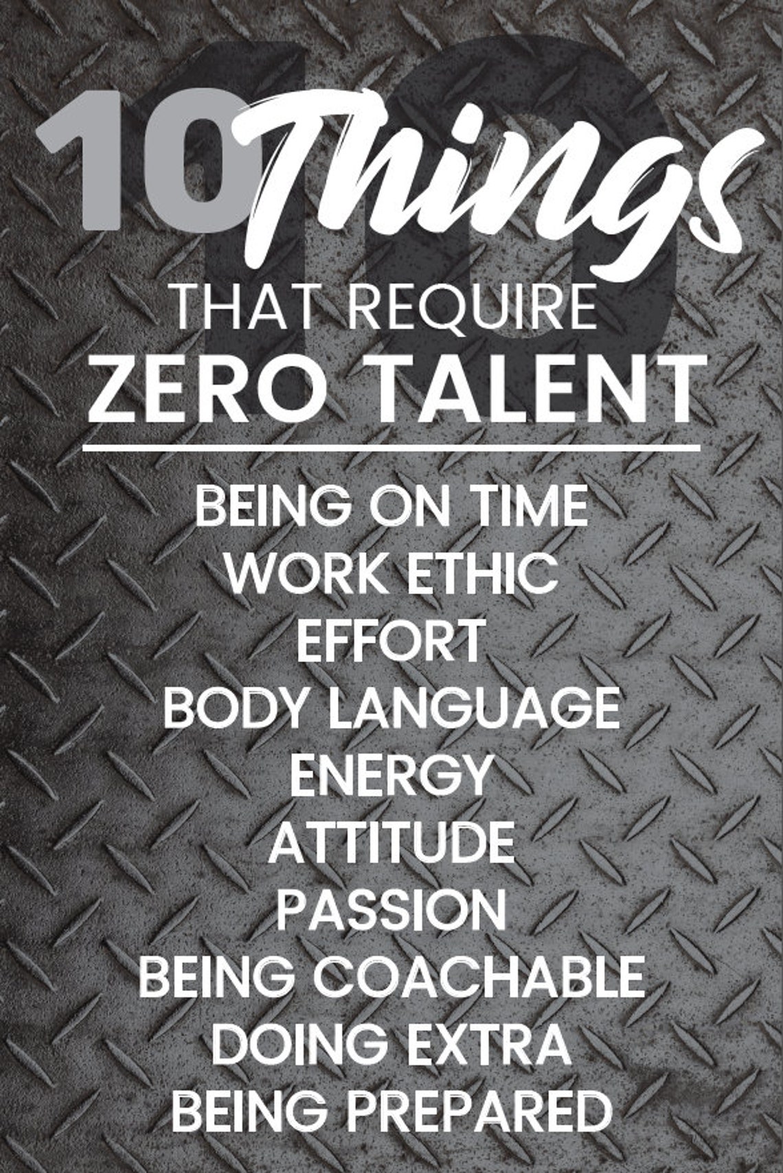 10 Things That Require Zero Talent Office Wall Hanging Diamond Plate ...