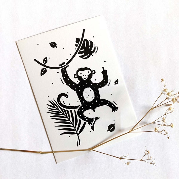 Affe mittelfinger - Etsy.de