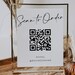 QR Code Sign Printable, Scan to Order Sign Template, QR Code Printable ...