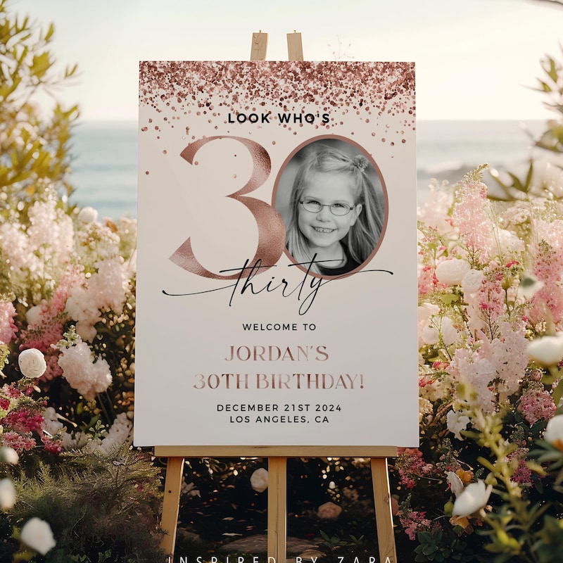 30th Birthday Sign - Etsy