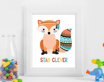 Tribal Bear Print Tribal Nursery Decor Woodland Nursery | Etsy