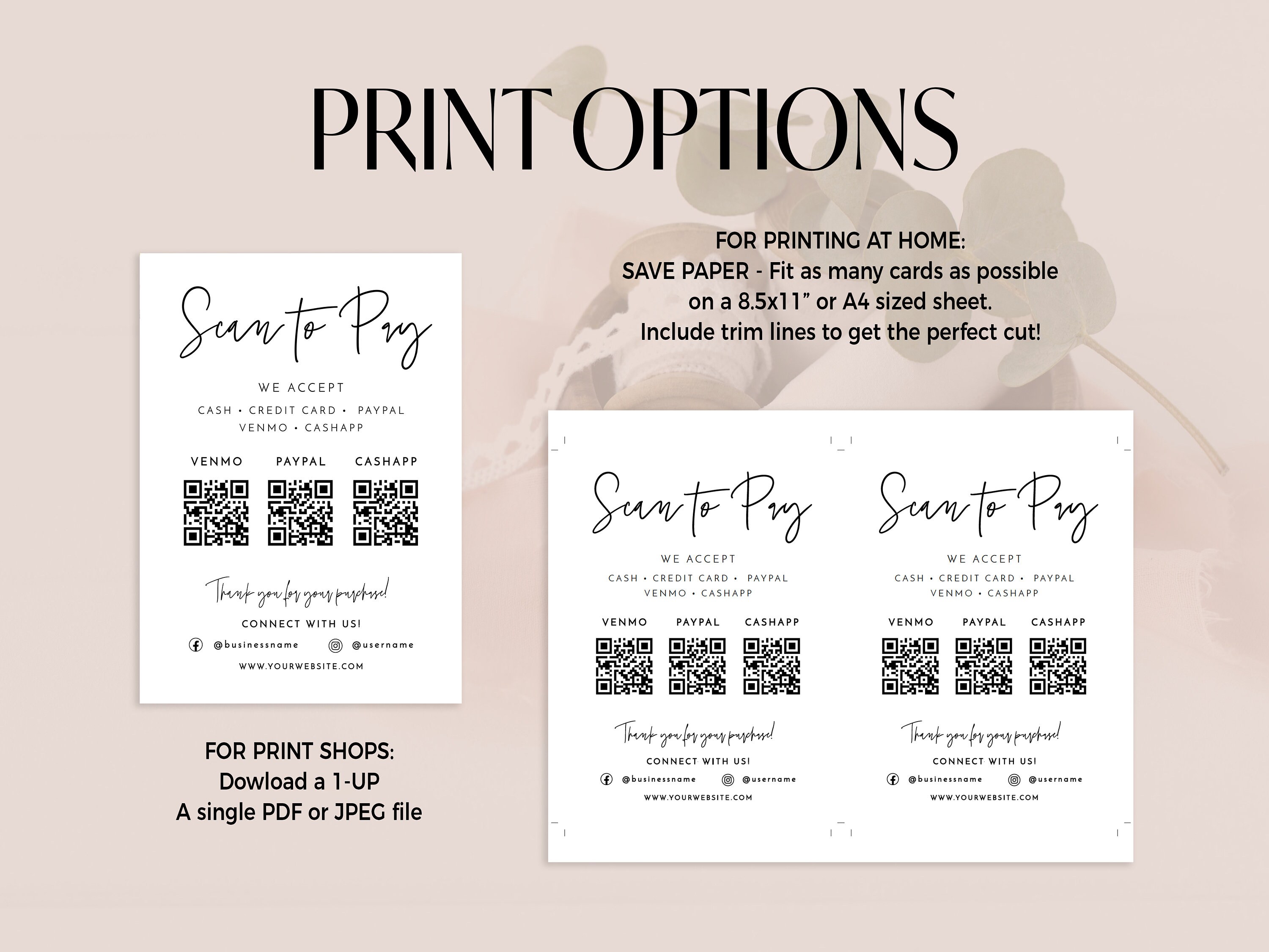 Price List Template Electronic Price List Small Business - Etsy