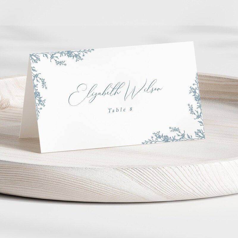 Elegant Place Card - Etsy