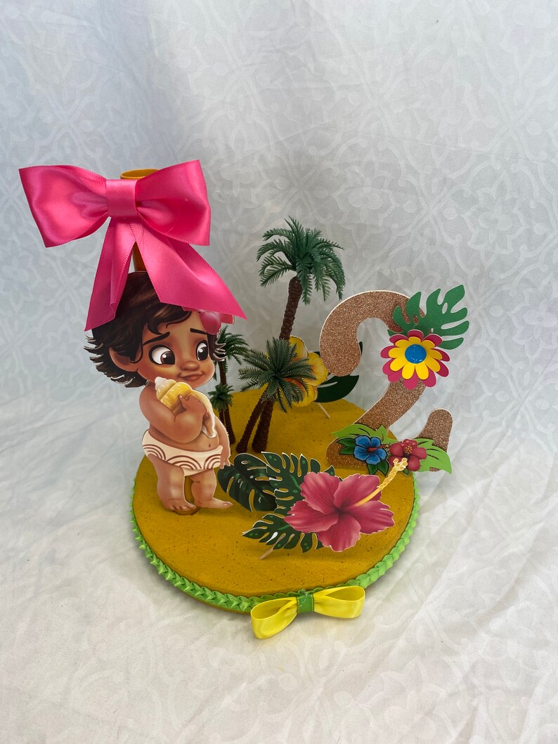 Moana Centerpiece Moana Table Decor Hawaiian Theme Party | Etsy