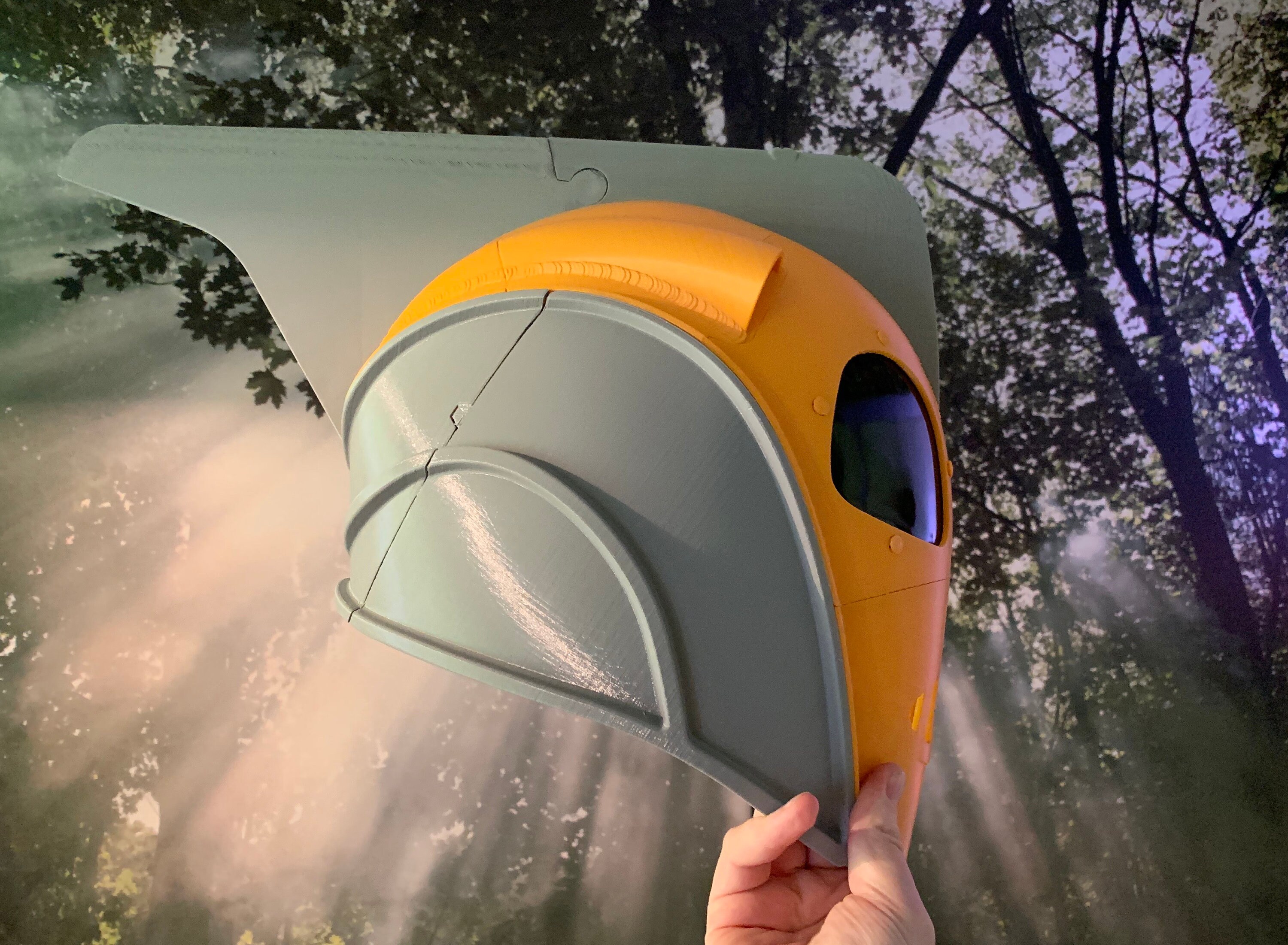 Rocketeer 3D Printable Helmet, Including Plaster Molds for Lens ...