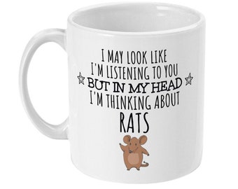 Funny Rat Water Bottle Rat Lover Gift Idea Rat Owner - Etsy
