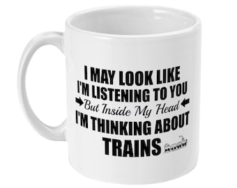 Official Trainspotter Coffee Mug - Funny Train Mug - Railway Gifts ...