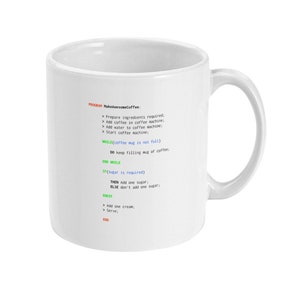 Make Coffee Code - Computer Programmer Coffee Mug - Coder Gift - Coding - Nerd - Geek - Funny ...
