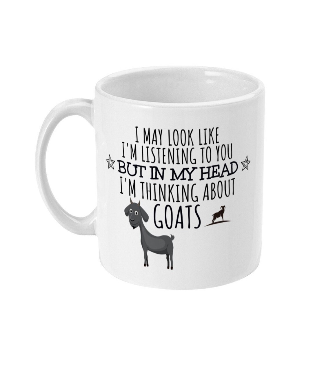 Goat Gift, Goat Mug, Thinking About Goats, Goat Lover Gif, Goat Farm ...