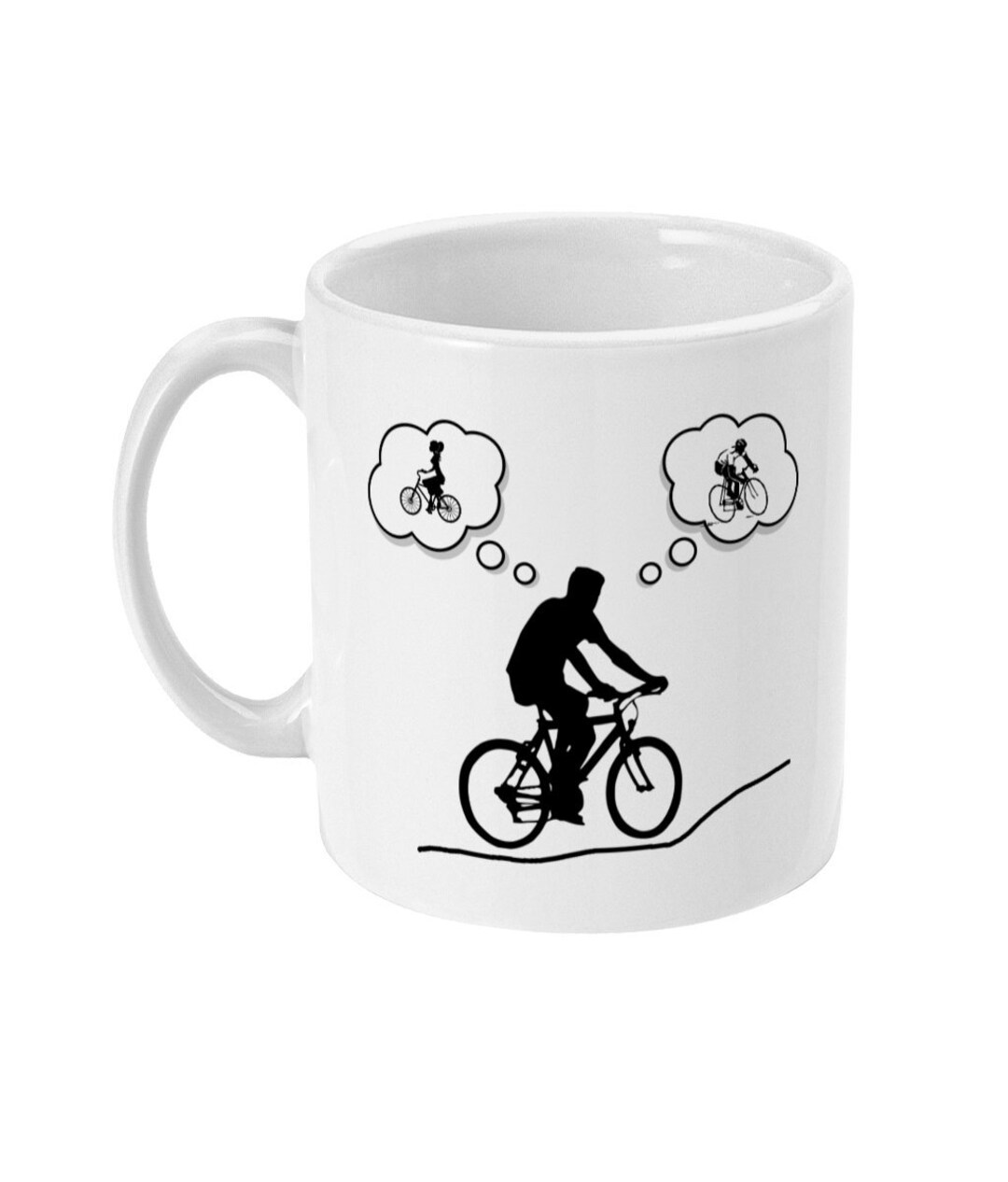 Cycling - Cyclist Coffee Mug - Mountain Biker Gift - Bicycle Mug ...