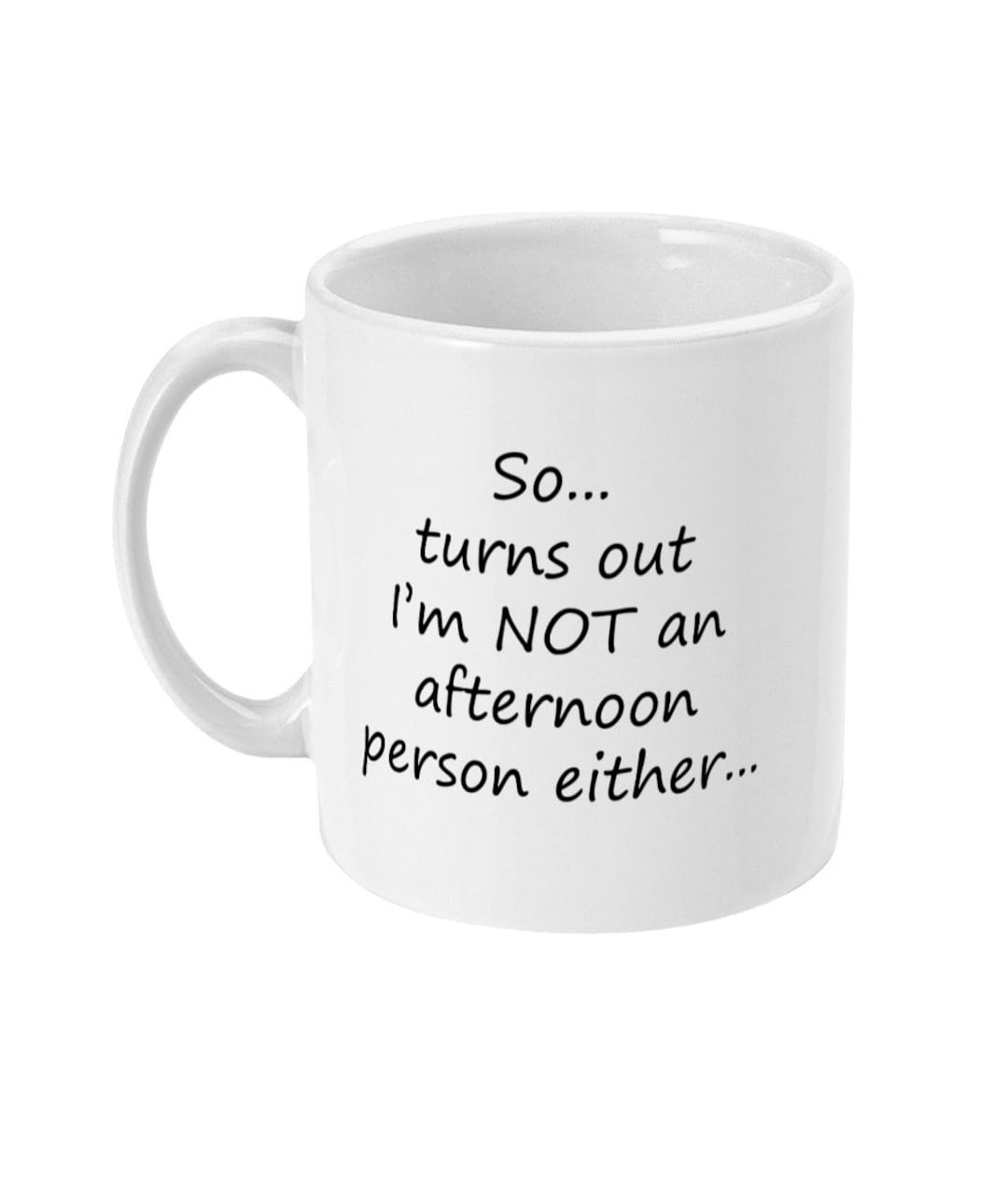 Funny Coffee Mug, Not an Afternoon Person, Office Gift - Etsy