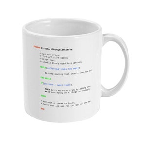 Coffee Code - Make Coffee Computer Programmer Mug - Coder Gift - Coding - Nerd - Geek - Funny ...