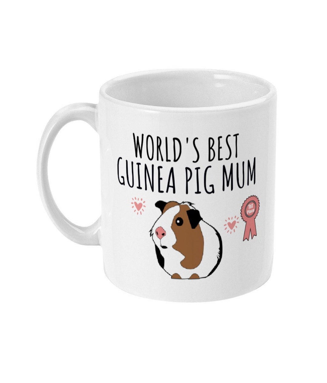 Guinea Pig Gift, Guinea Pig Mug, World's Best Guinea Pig Mum, Crazy ...