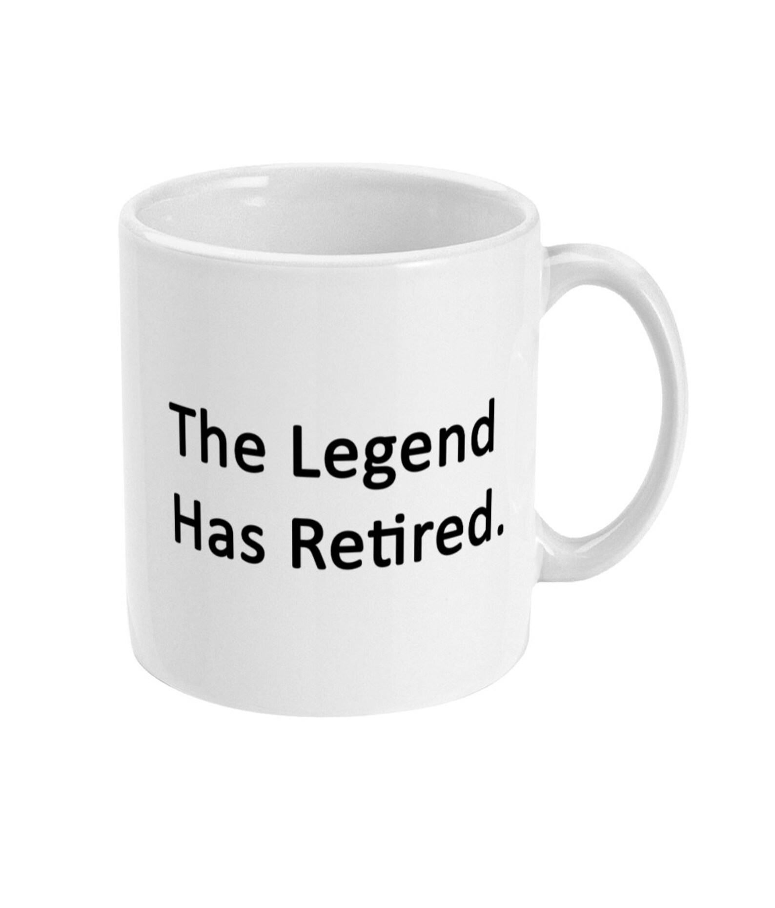 Retirement Mug the Legend Has Retired Coffee Mug Funny - Etsy UK