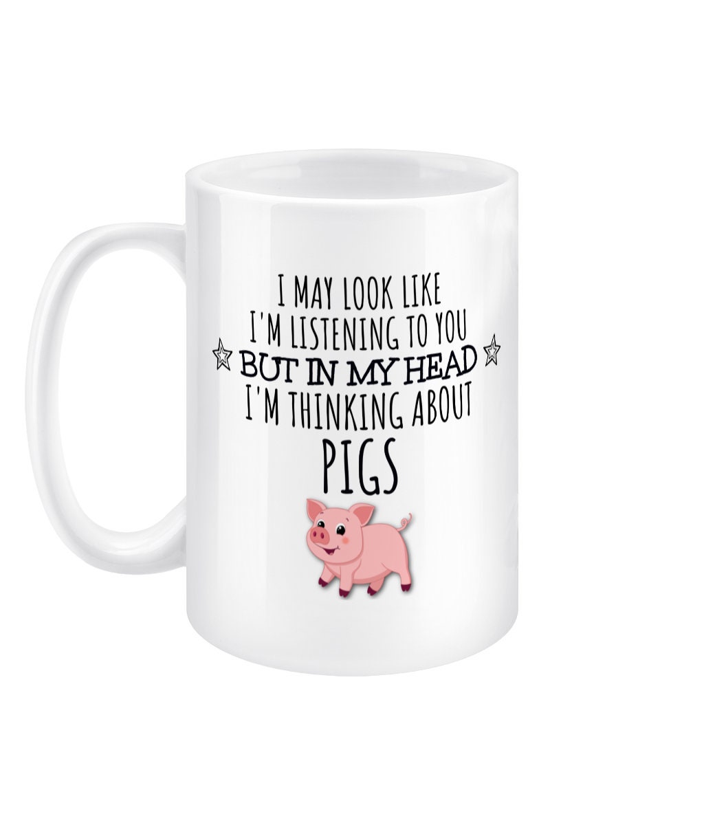 Pig Gift Pig Mug Funny Pig Gifts Pig Lover Cute Pig Gifts | Etsy