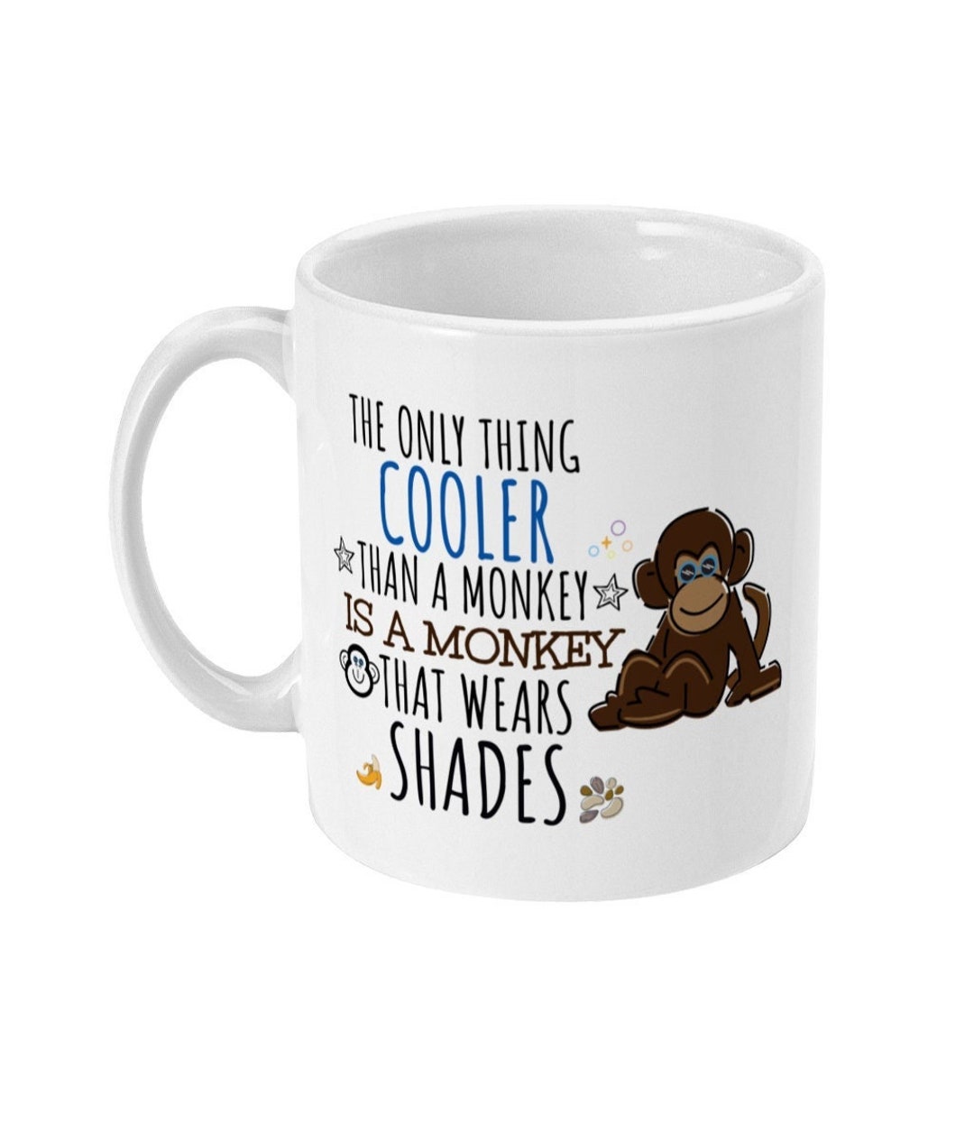Monkey Gift, Monkey Mug, Funny Monkey Gifts, Monkey Lover, Cheeky ...