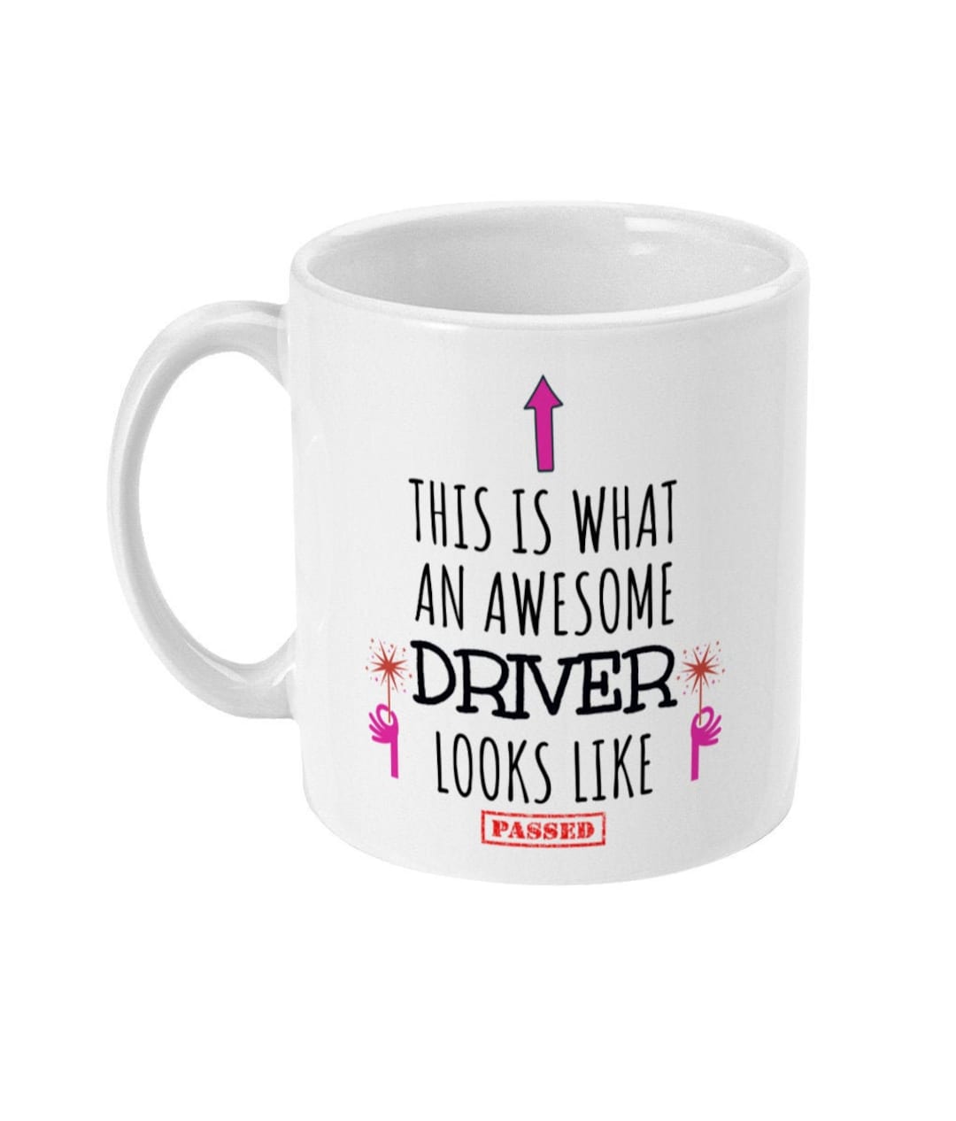 Passed Driving Test Gift, Pass Your Driving Test Mug, Congratulations ...