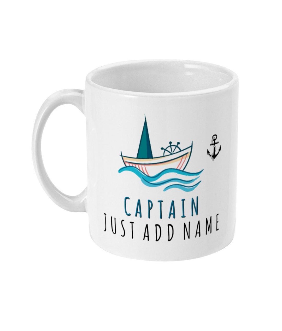 Boat Captain Mug, Personalised Boat Gift, Boating Mug for Him, Men ...