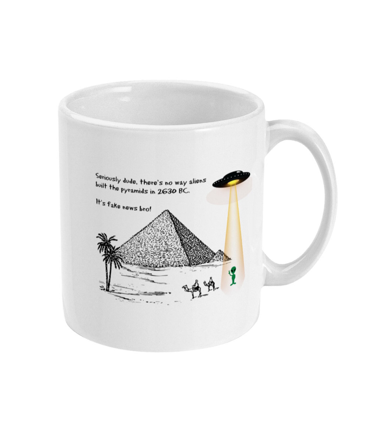 Aliens Built The Pyramids Coffee Mug Ancient Egypt | Etsy