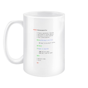 Make Coffee Code - Computer Programmer Coffee Mug - Coder Gift - Coding - Nerd - Geek - Funny ...