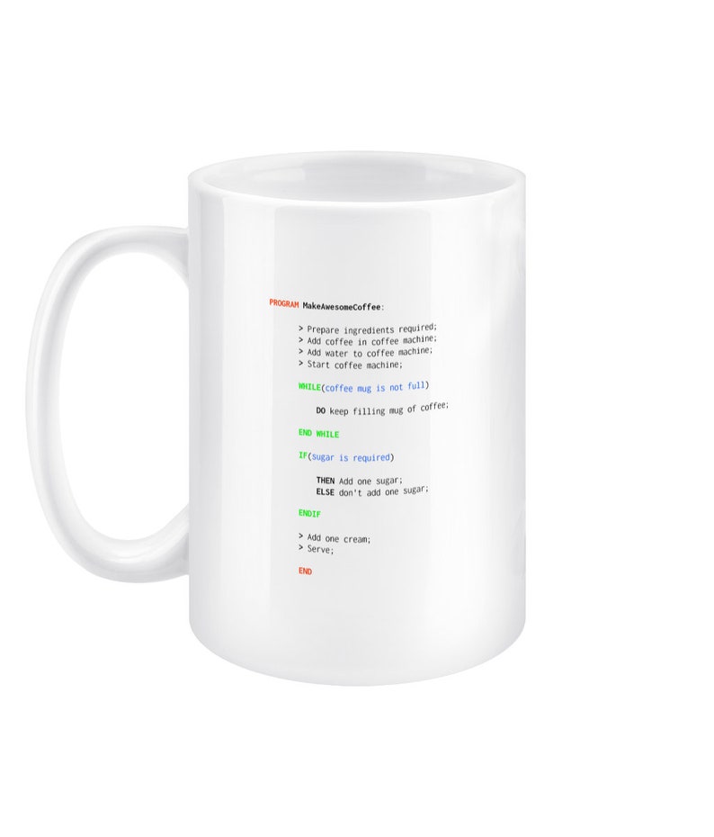 Programmer T Programming Mug Coding Mug Computer Geek Etsy