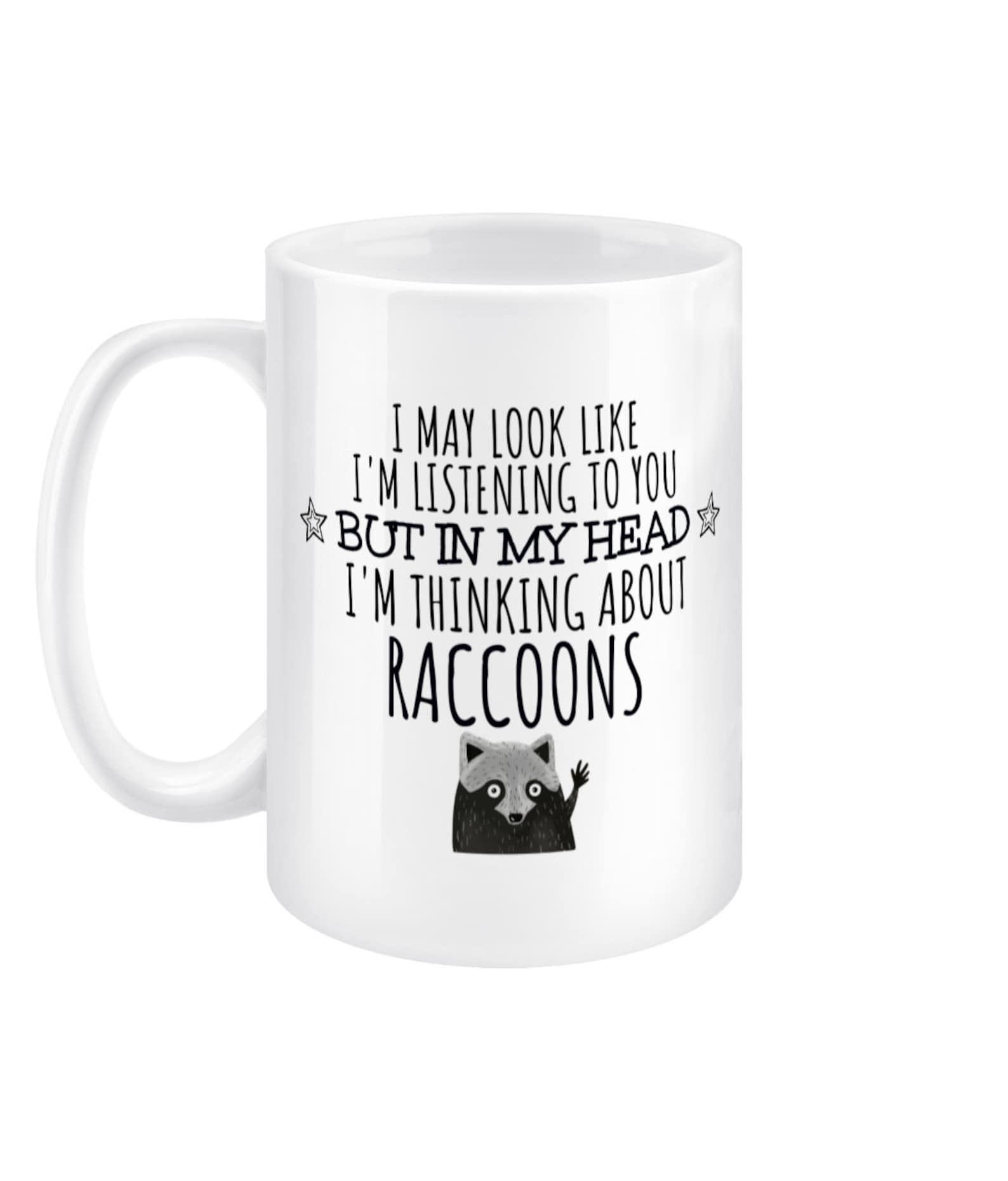 Raccoon Gift Raccoon Mug Raccoon Lover Gift Funny Raccoon - Etsy