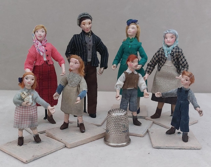 1/24 Scale Dolls Post War Working Family - Etsy Canada