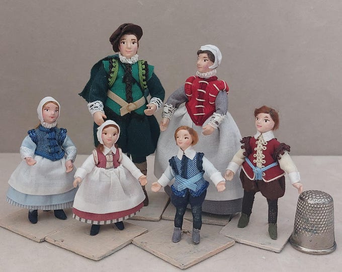 1/24 Scale Dolls Post War Working Family - Etsy Canada