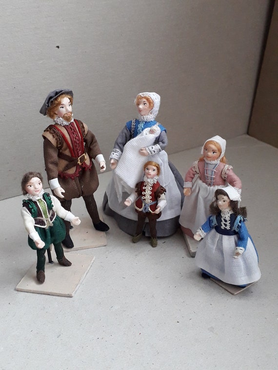 1/24 Scale Tudor Dolls - Etsy Australia