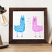Cute Llama Couple Printable Wall Art Lama Nursery Poster Gift - Etsy