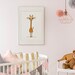 Baby Giraffe Nursery Printable Wall Art Cute Giraffe Poster - Etsy
