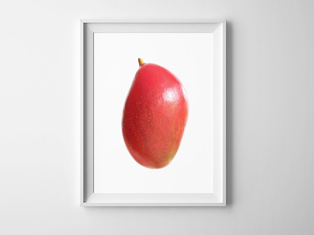 Red Mango Printable Wall Art Kitchen Fruit Print Art Photography ...