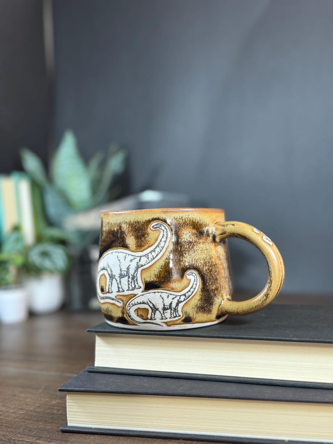 Dinosaur and Fossils Hand Thrown Porcelain Ceramic Mug Pottery - Etsy