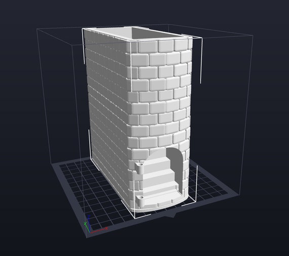 3D Print Files Castle Dice Tower | Etsy