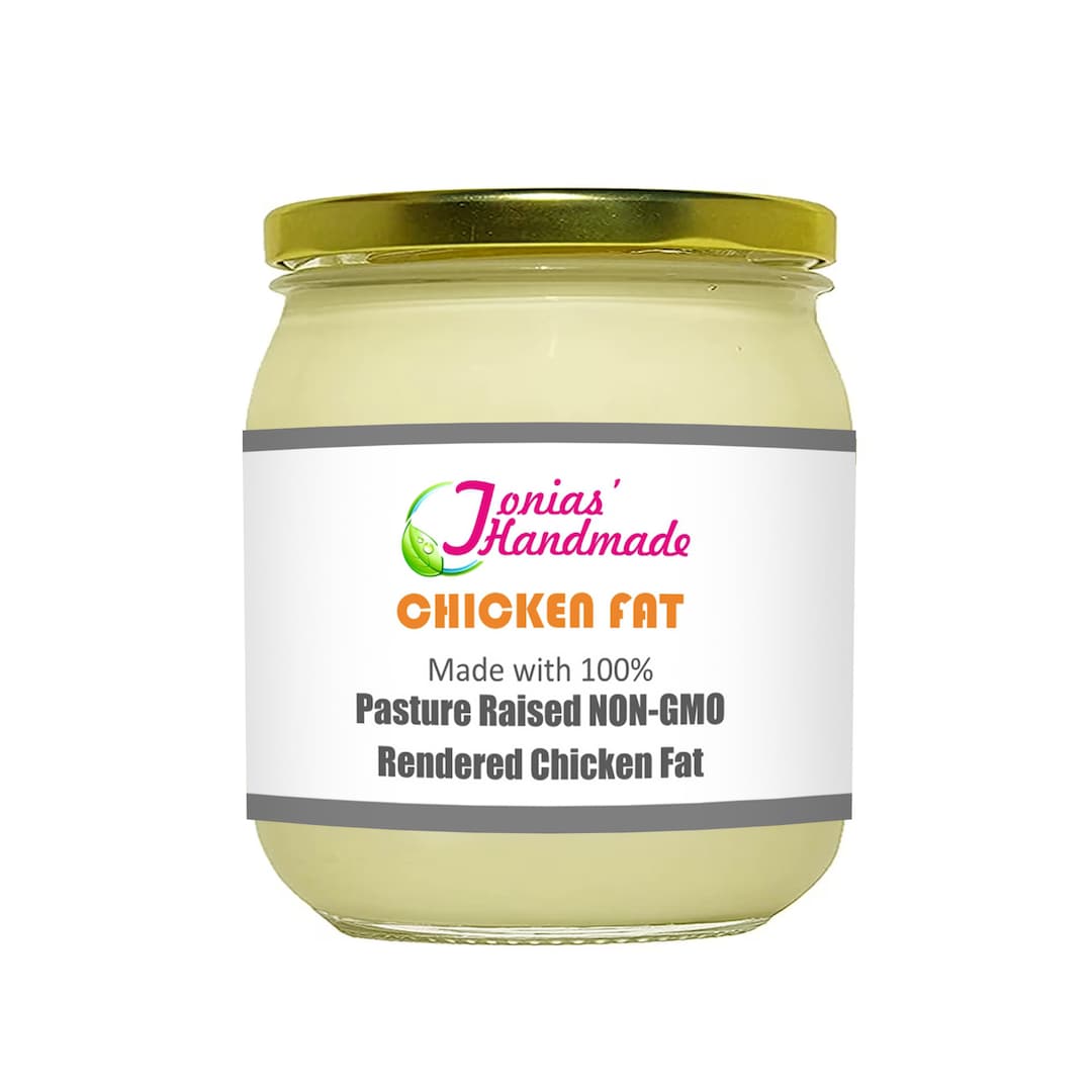 Organic Chicken Fat, Schmaltz, Very Soft, Creamy Rendered Fat, Pasture ...