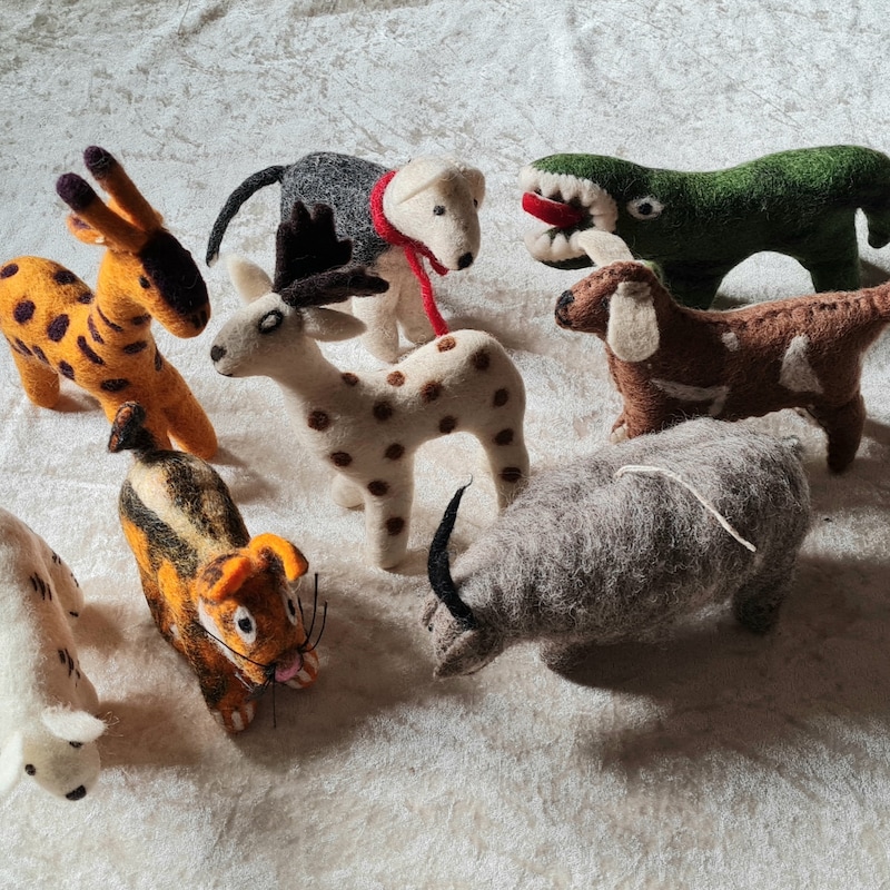 Felted Wool Animal - Etsy