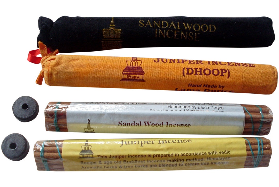Sandalwood & Juniper Tibetan/nepalese Incense Dhoop Meditation Feng ...
