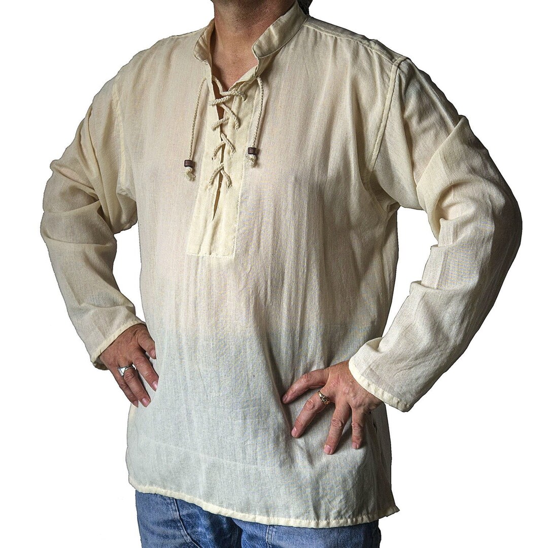 Fair Trade Cotton Hippy Boho Festival Larp Gothic Pirate Day Kurta ...