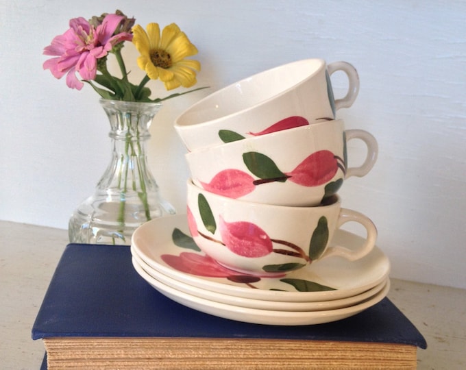 Vintage Stetson China Tea Cup & Saucer Rio Patternhand - Etsy