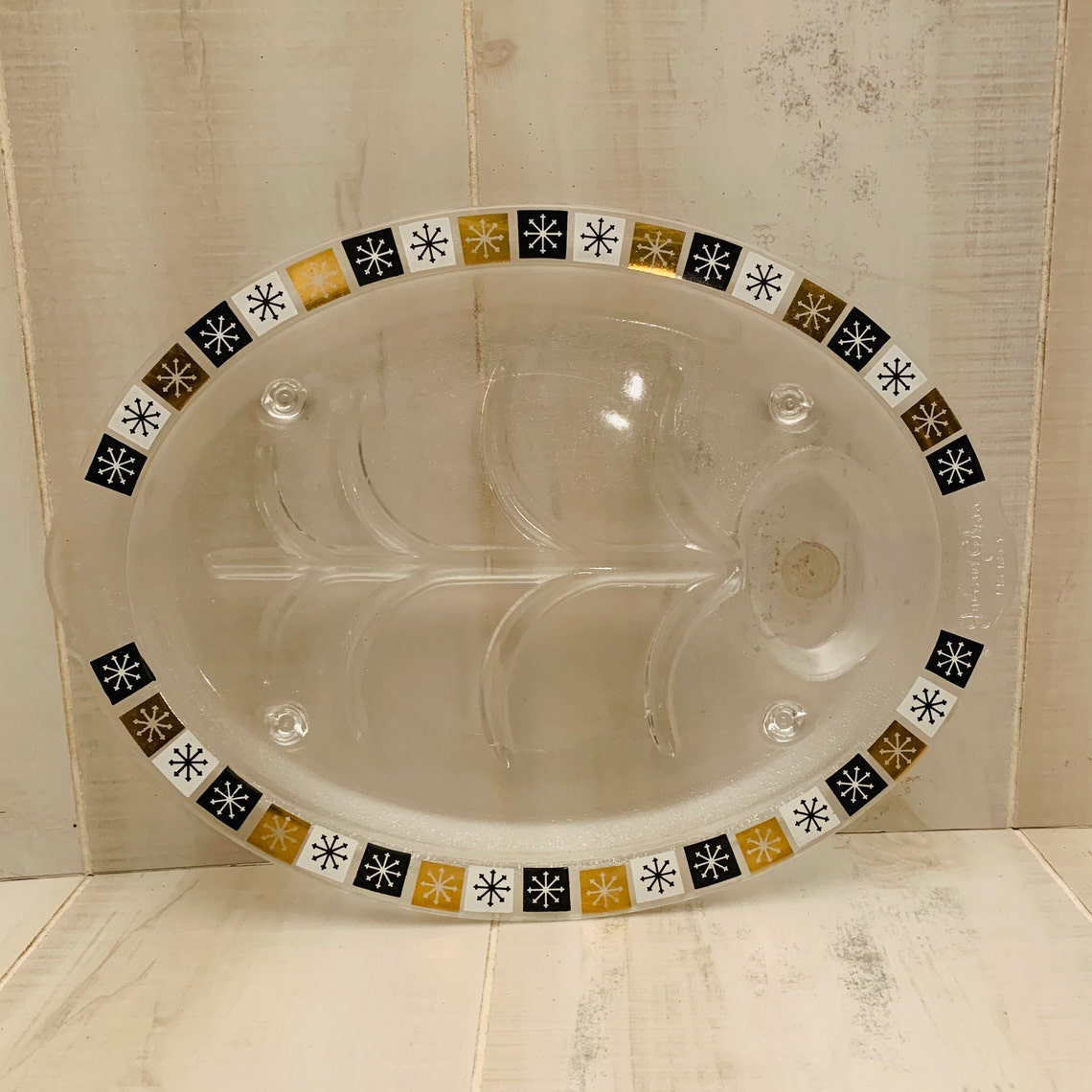 Vintage Mid Century Modern / Atomic Snowflake / Serving | Etsy
