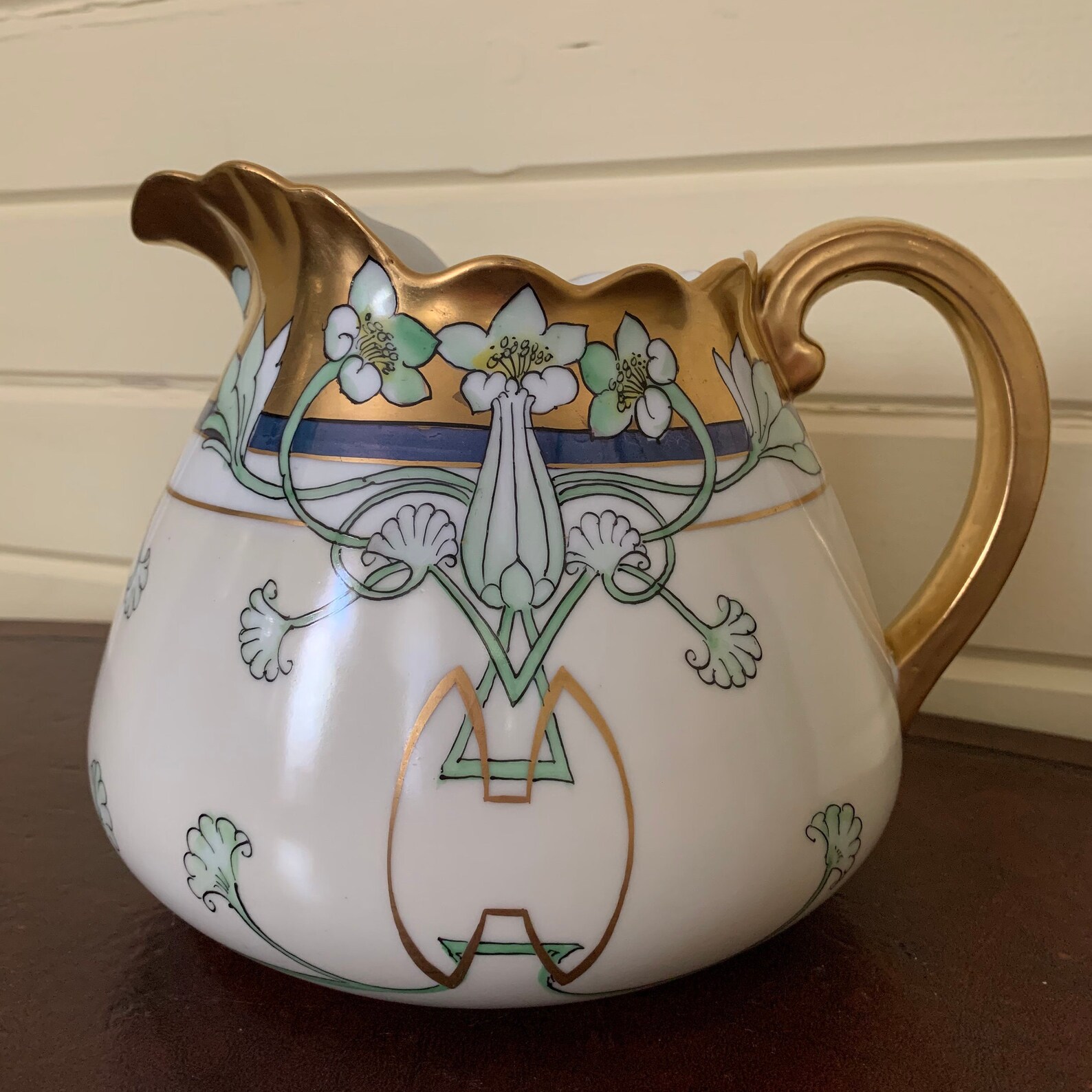Vintage W.A. Pickard China Pitcher / Vienna Austria / Hand Painted ...