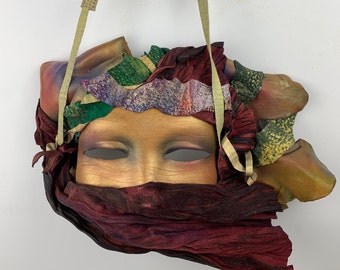 Leather Mask Sculpted - Etsy