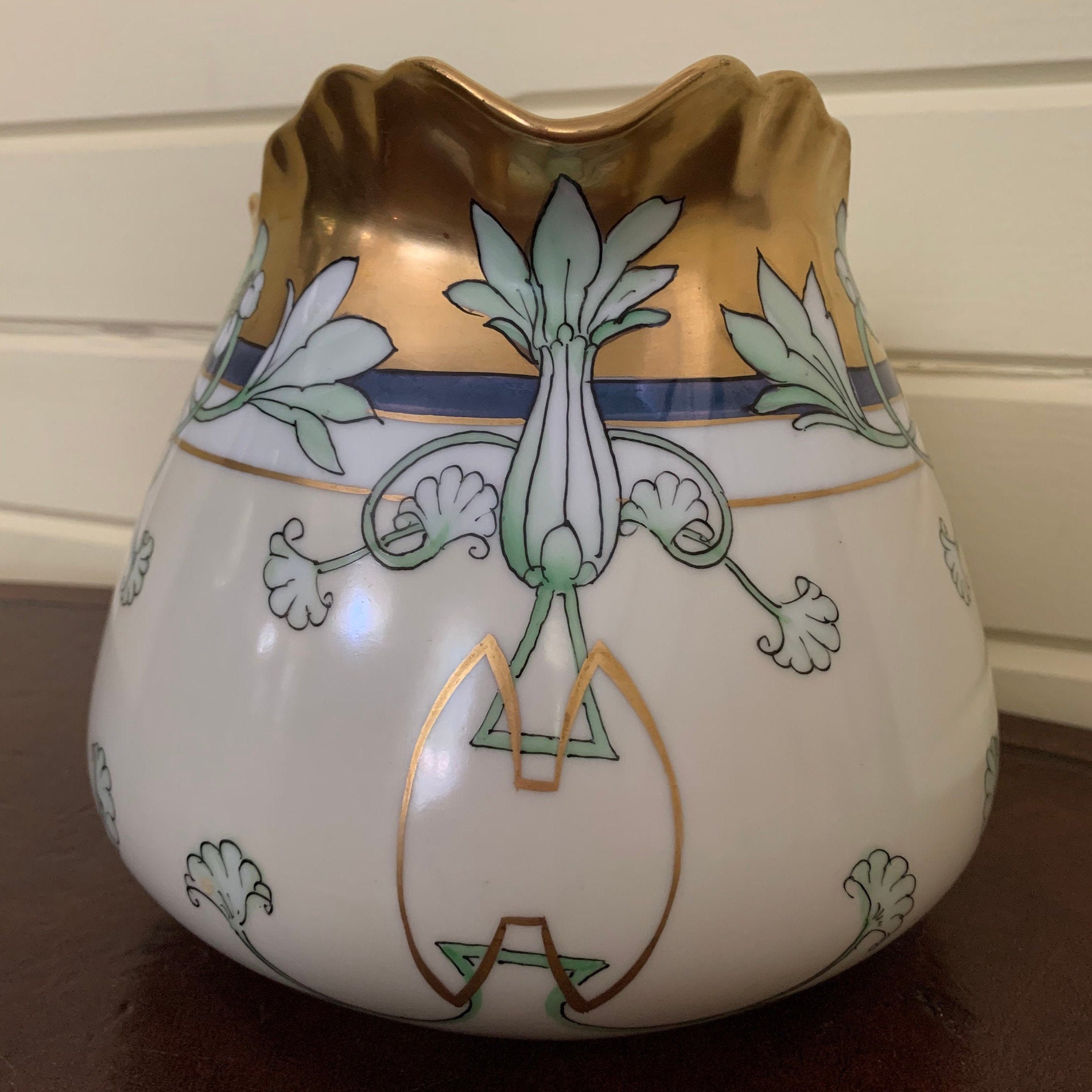 Vintage W.A. Pickard China Pitcher / Vienna Austria / Hand Painted ...
