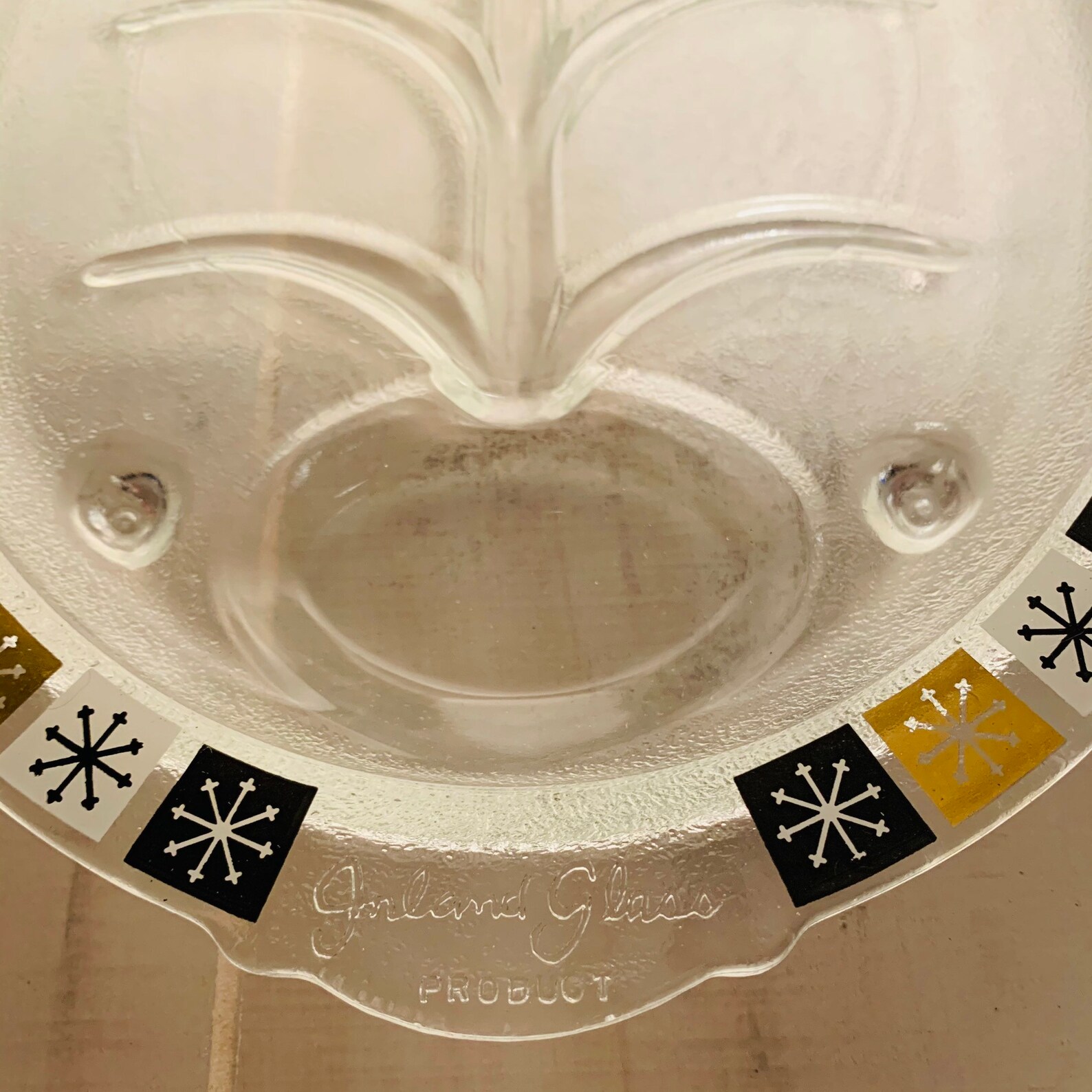 Vintage Mid Century Modern / Atomic Snowflake / Serving - Etsy