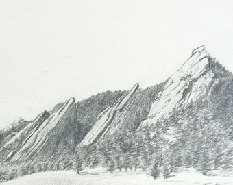 Flatiron drawing | Etsy