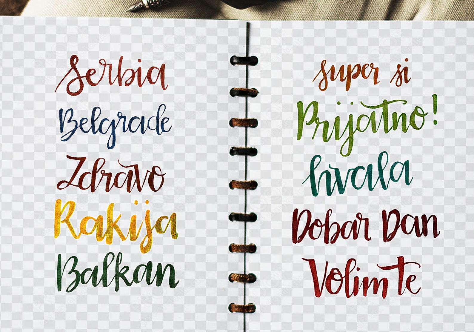 Belgrade Serbia Eurotrip Printable Travel Stickers Watercolor - Etsy