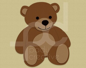 Teddy Bear Cutouts | Etsy